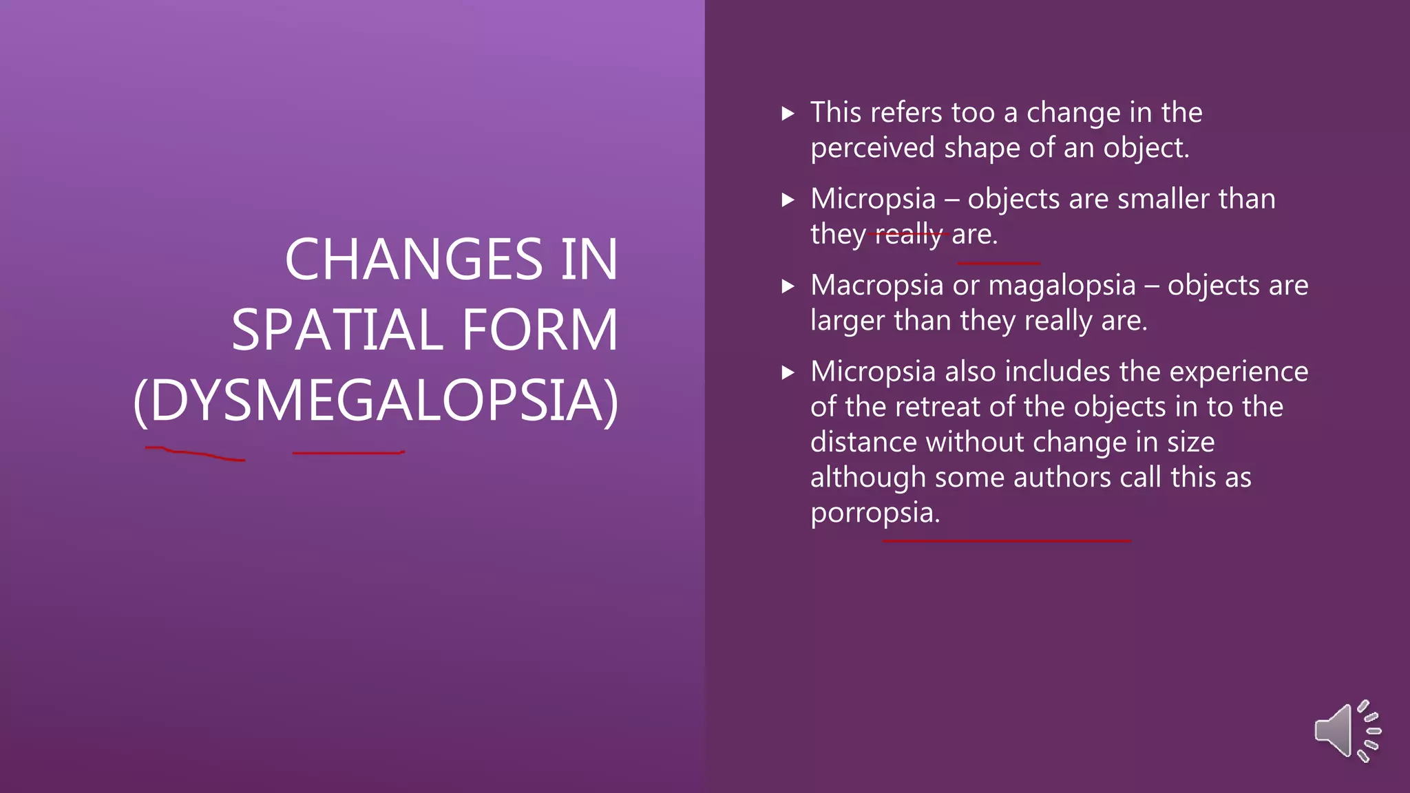 Disorder of perception | PPT