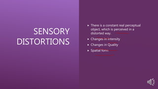 Disorder of perception | PPT