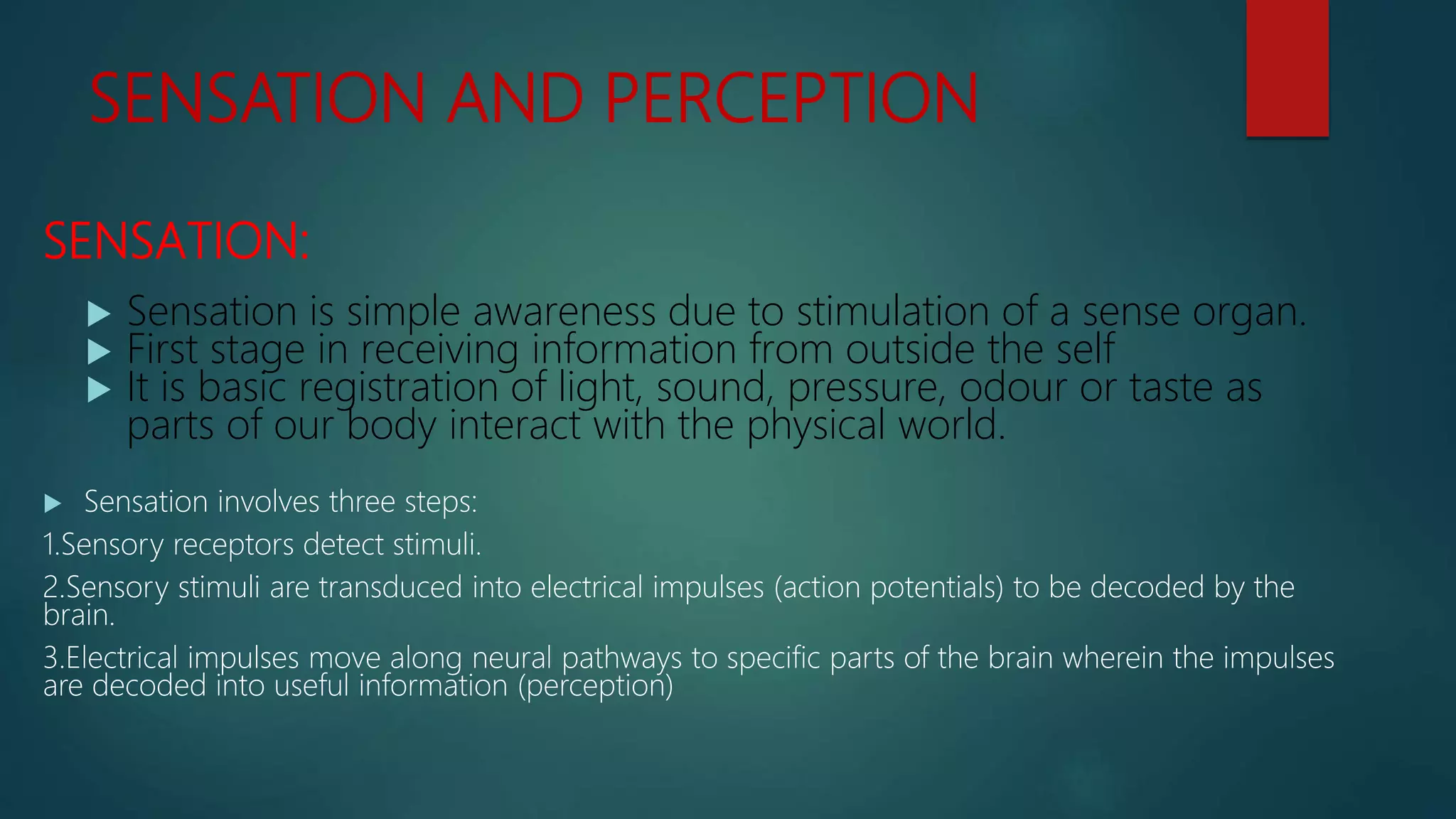 Disorders of perception, AMU Aligarh | PPT