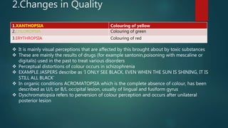 Disorders of perception, AMU Aligarh | PPTX