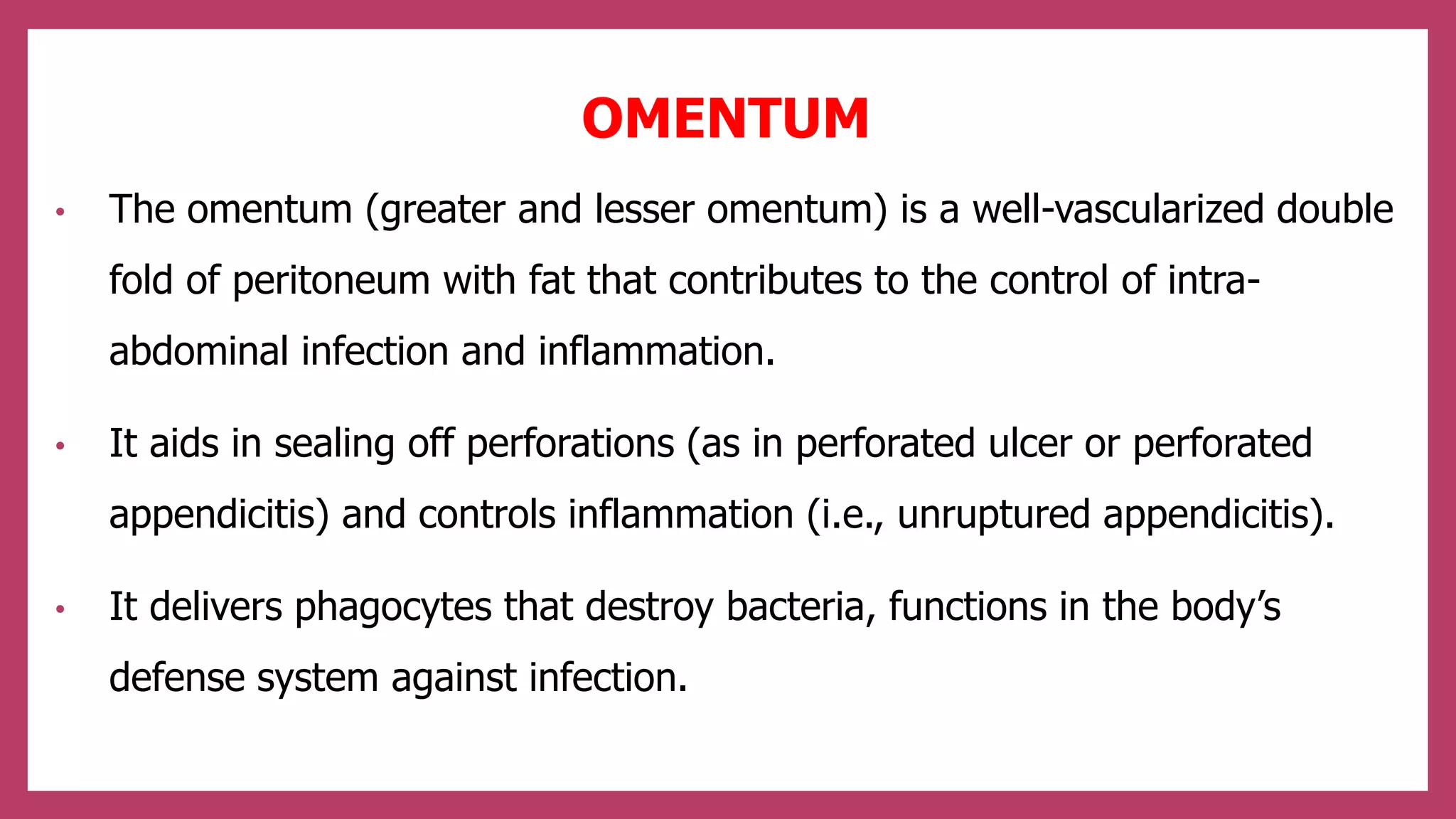 Disorder of peritonum | PPTX