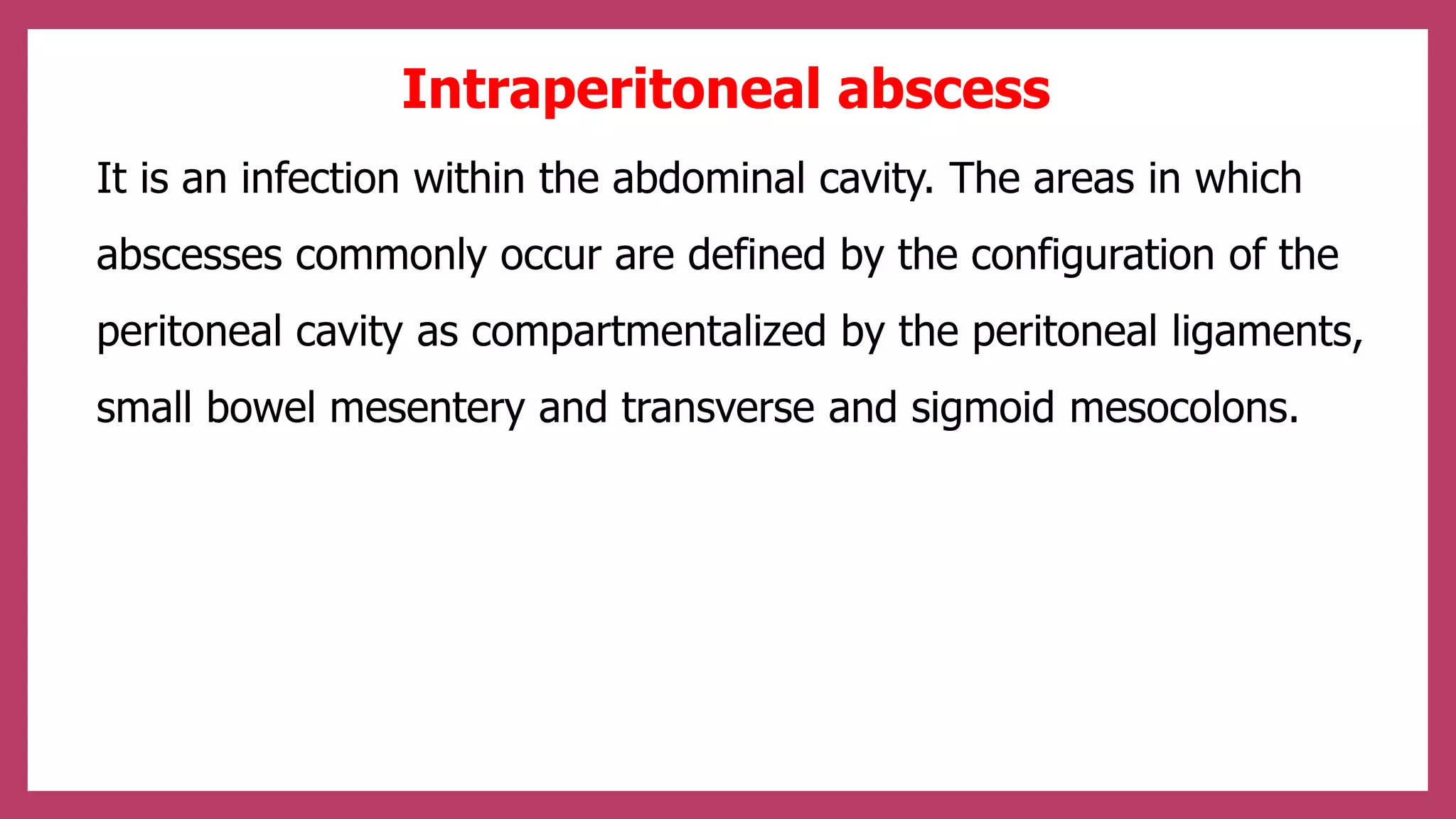 Disorder of peritonum | PPTX