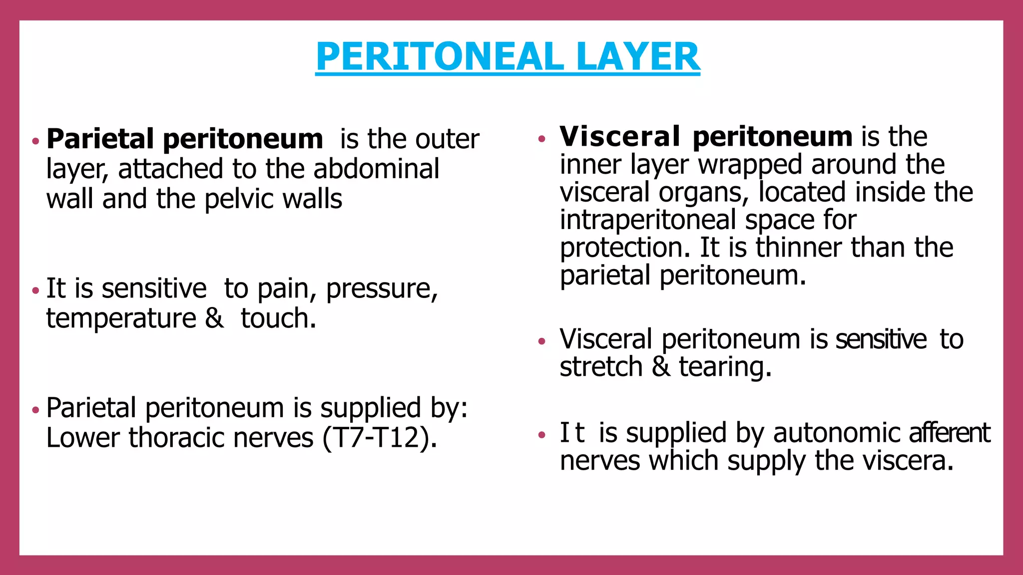 Disorder of peritonum | PPTX