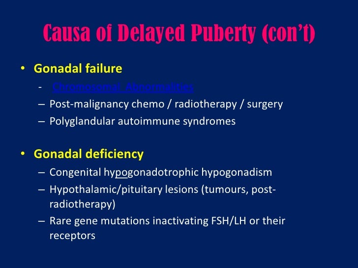 Disorders of puberty – DR. TRYNAADH