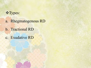 Disorder of retina | PPT