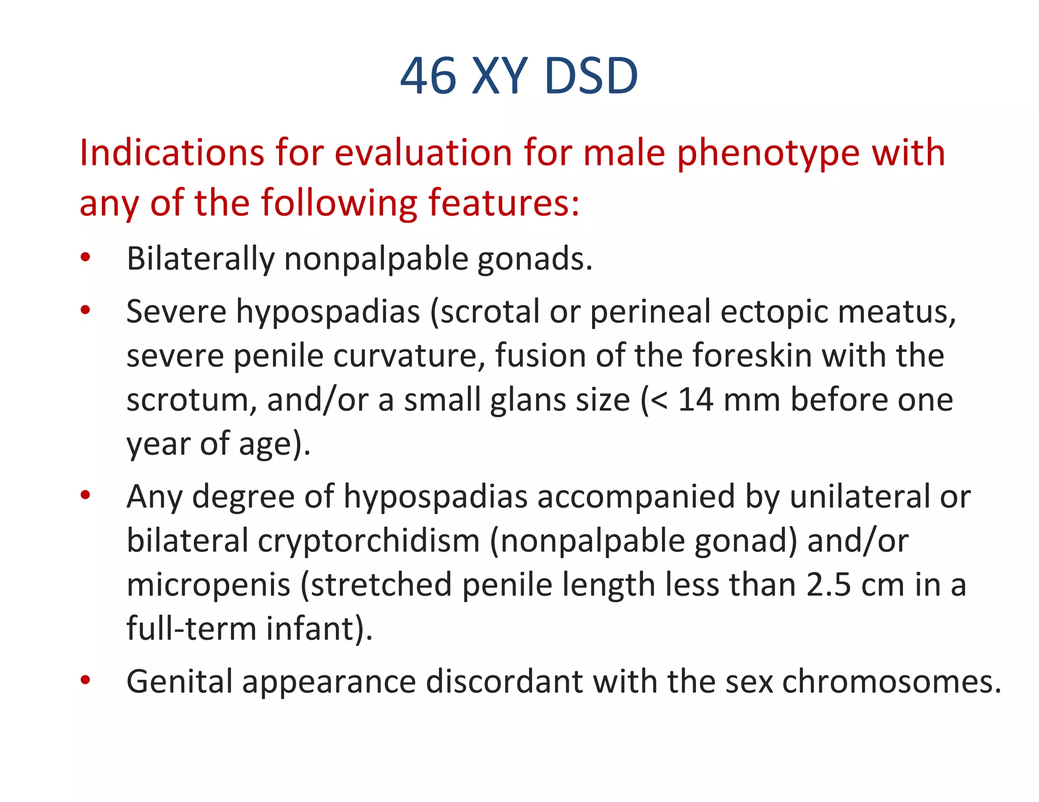 Disorder of sex differentiation presentation | PDF