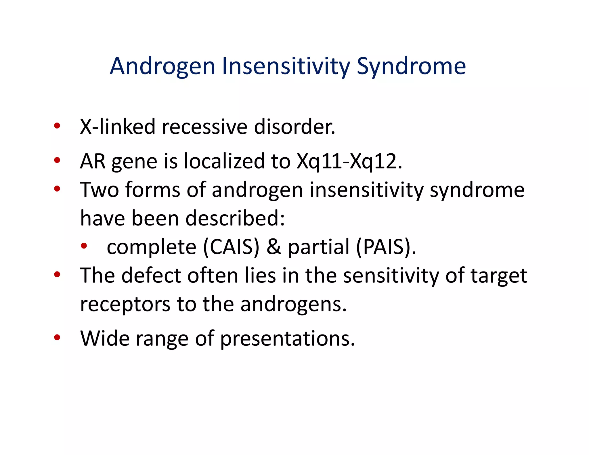 Disorder of sex differentiation presentation | PDF