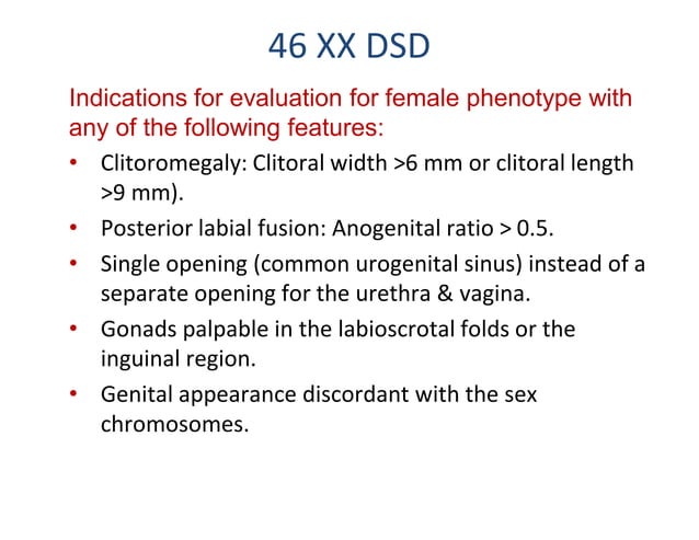 Disorder Of Sex Differentiation Presentation Pdf