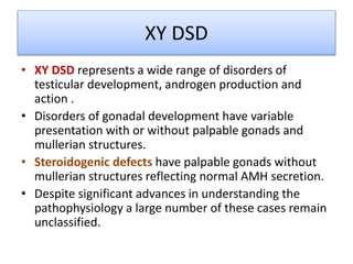 Disorder of sexual development | PPTX