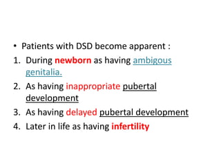 Disorder of Sexual Development DSD by Dr. Majid Kakakhel, Team C, IKD ...