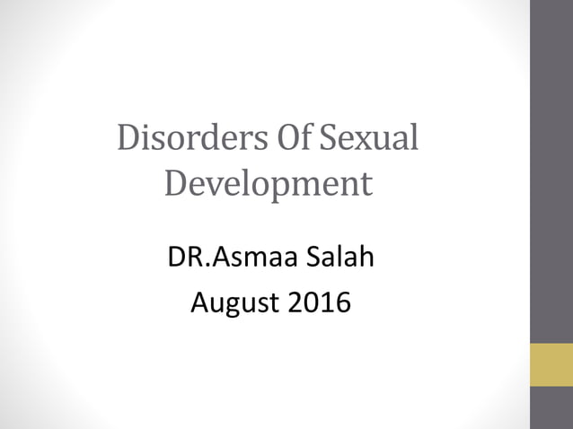Disorder of sexual development revised | PPT