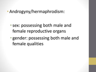 Disorder of sexual development revised | PPTX