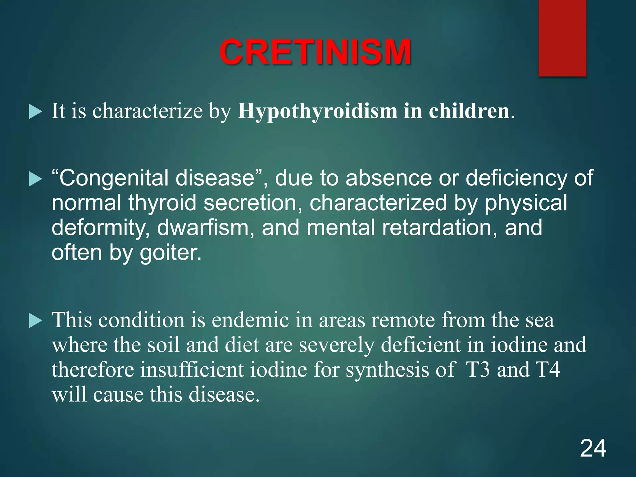 Disorder of tyroid gland | PPTX