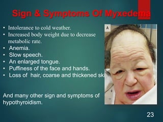 Disorder of tyroid gland | PPTX