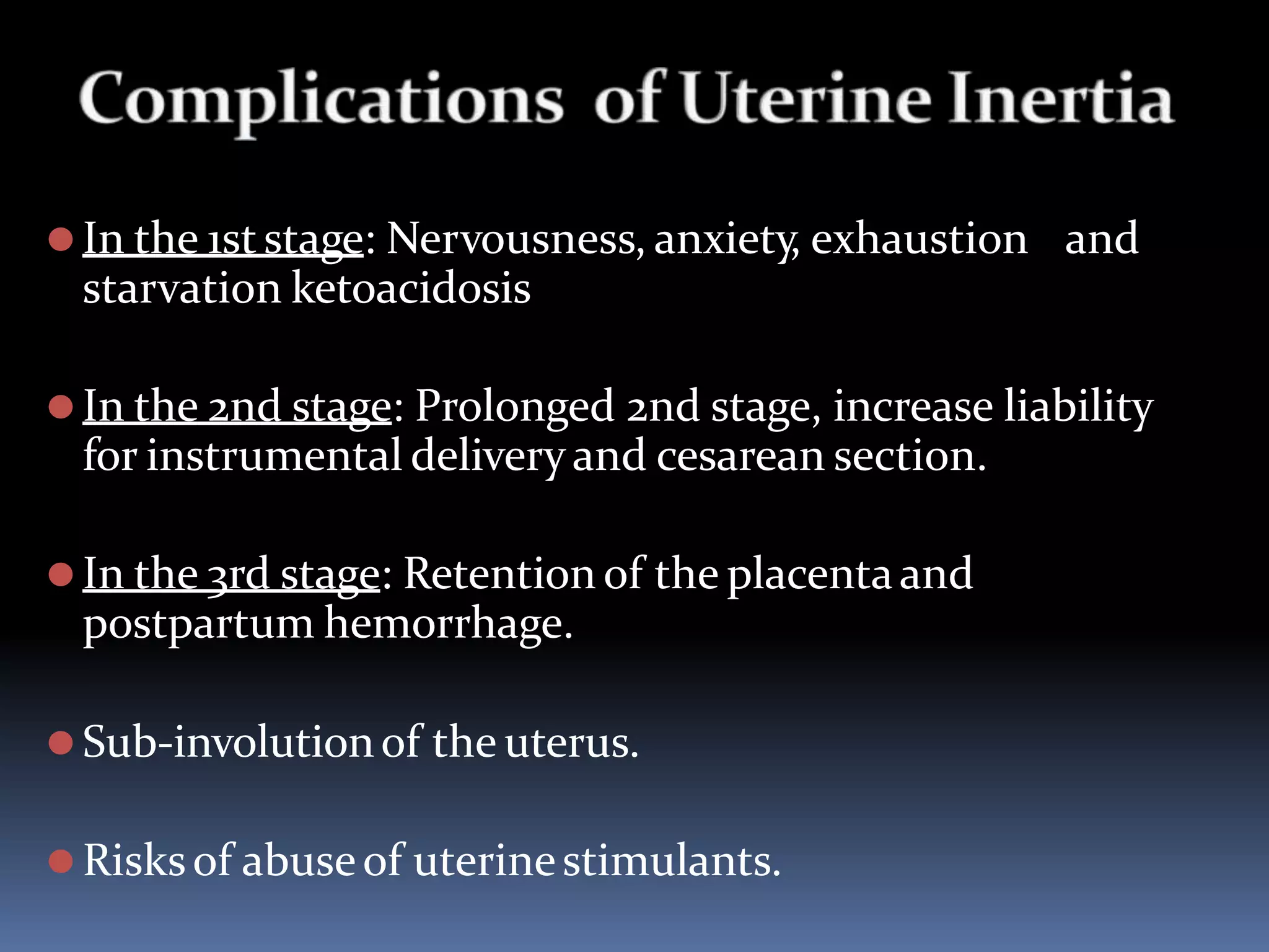 Disorder of uterine contraction & precipitate labour.pptx