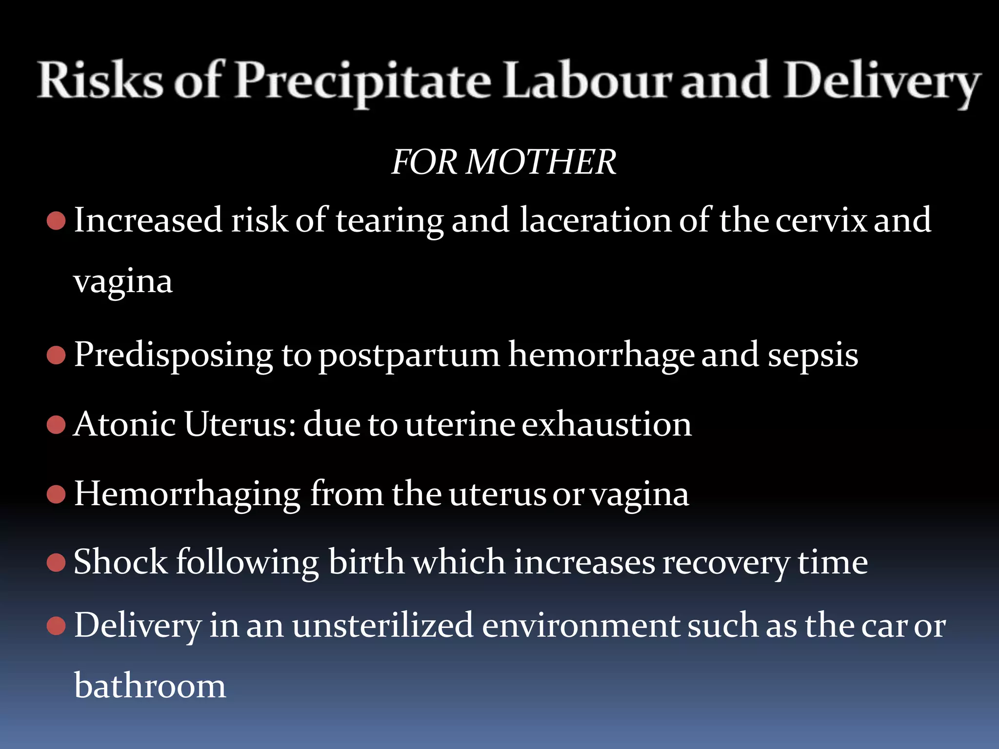 Disorder of uterine contraction & precipitate labour.pptx