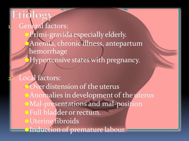 Disorder of uterine contraction & precipitate labour.pptx