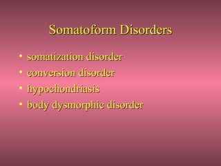 Disorders | PPT