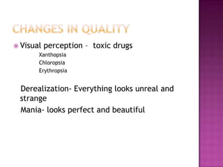 Disorders Of Perception | PPTX