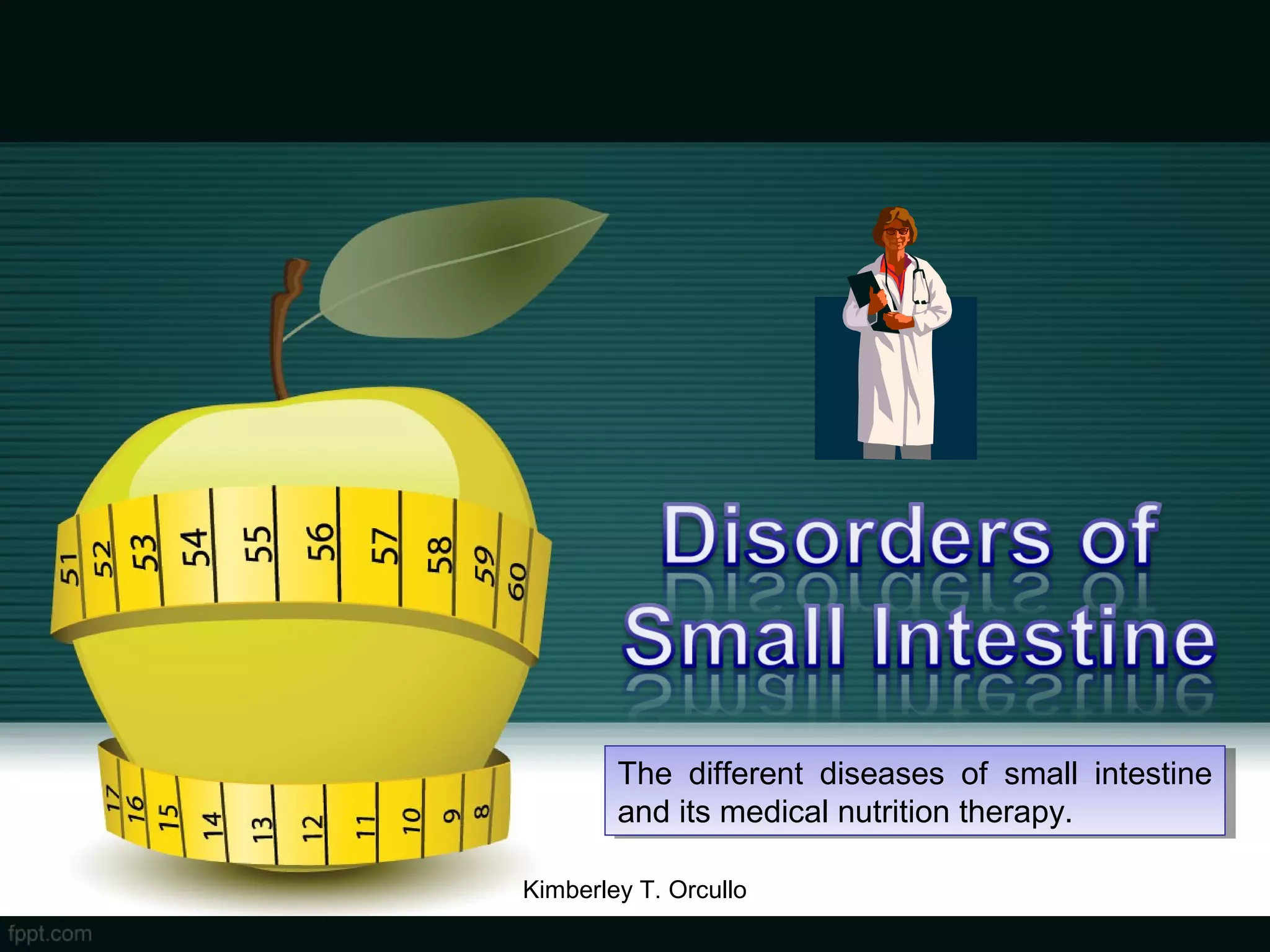 Disorders of the Small Intestine | PPT