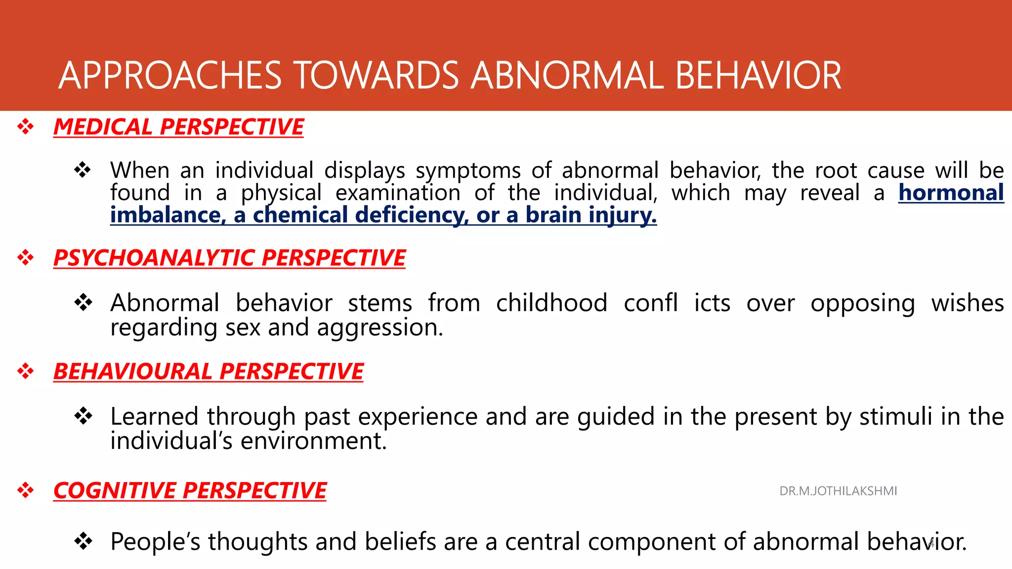 PSYCHOLOGICAL DISORDERS | PPTX