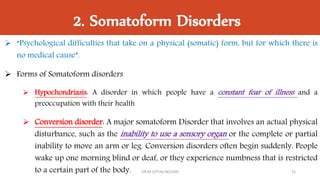 PSYCHOLOGICAL DISORDERS | PPT