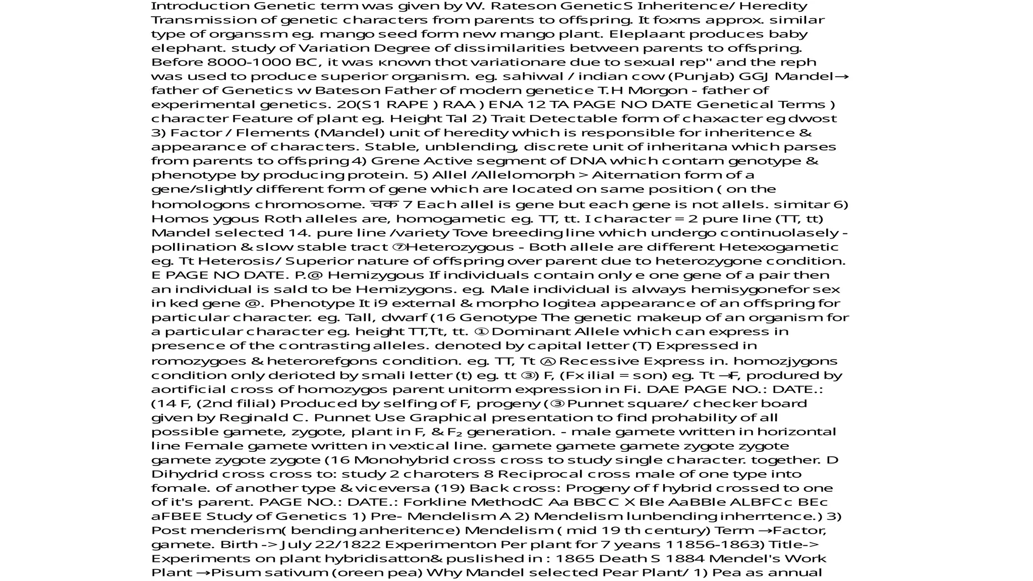 Genetic Disorders Of Class 12th Ncert Pptx