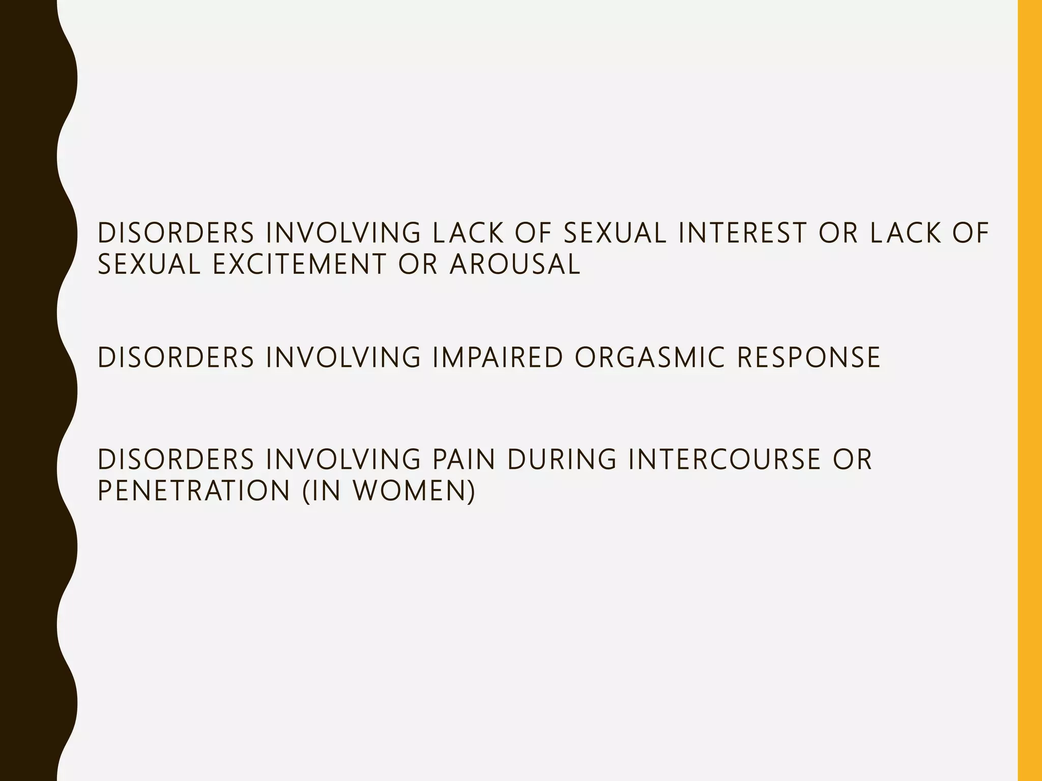 Gender and Sexuality Disorders | PPT