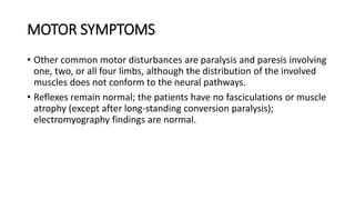 Disorders associated with dissociation or conversion phenomena | PPT