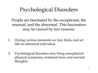 Ch. 14 Psych Disorders | PPT