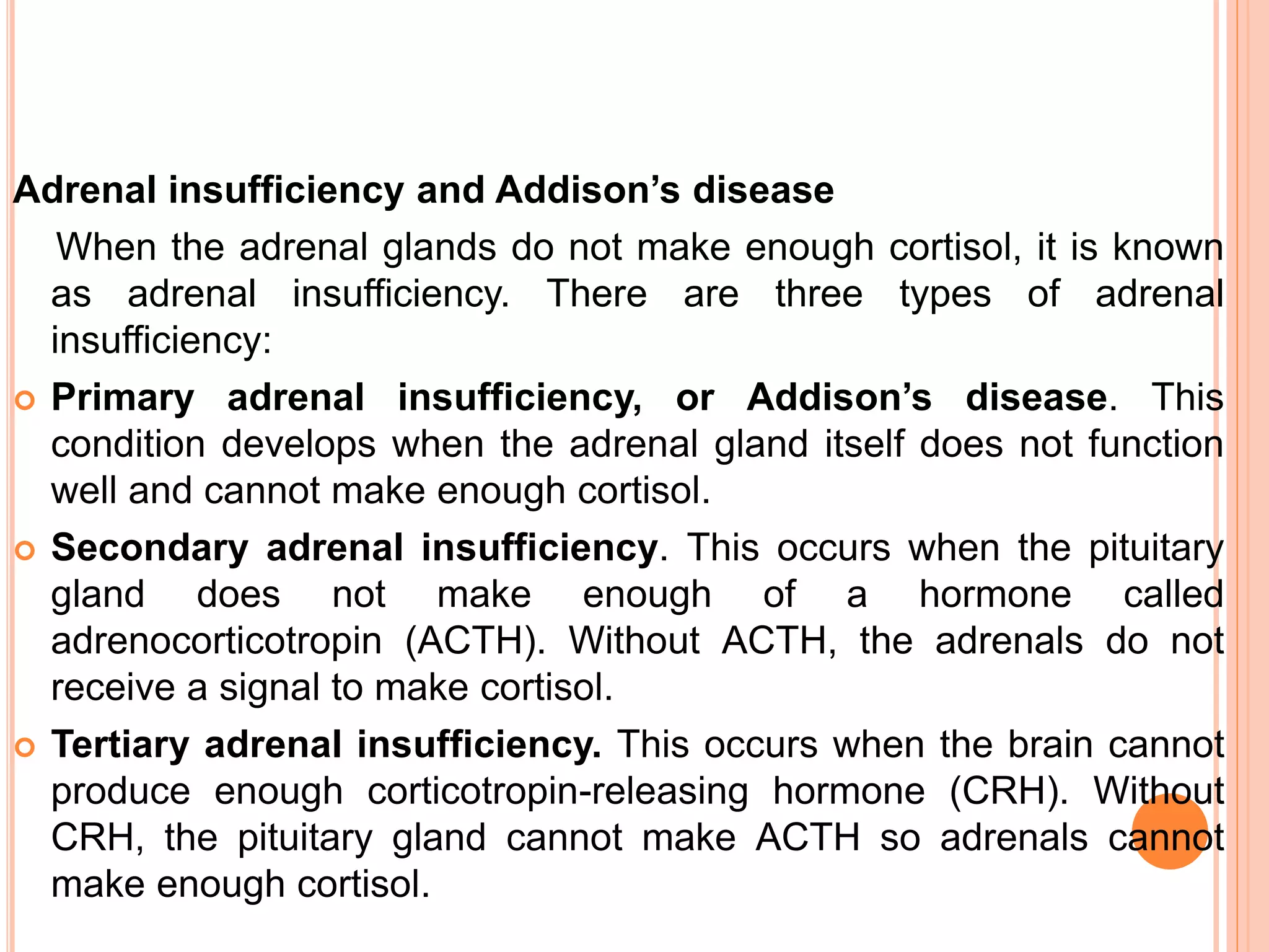 Disorders of adrenal cortex and adrenal medulla | PPTX