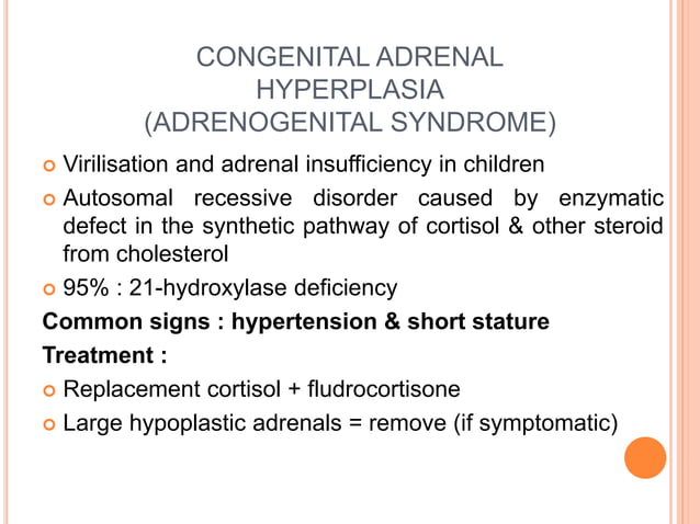 Disorders of adrenal cortex and adrenal medulla | PPT
