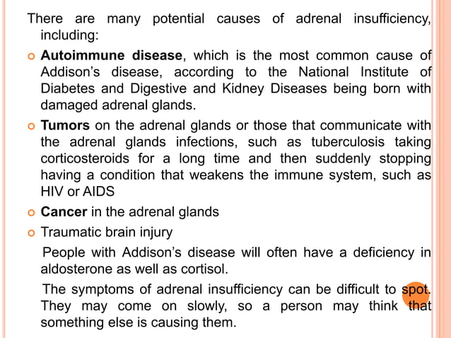 Disorders of adrenal cortex and adrenal medulla | PPT