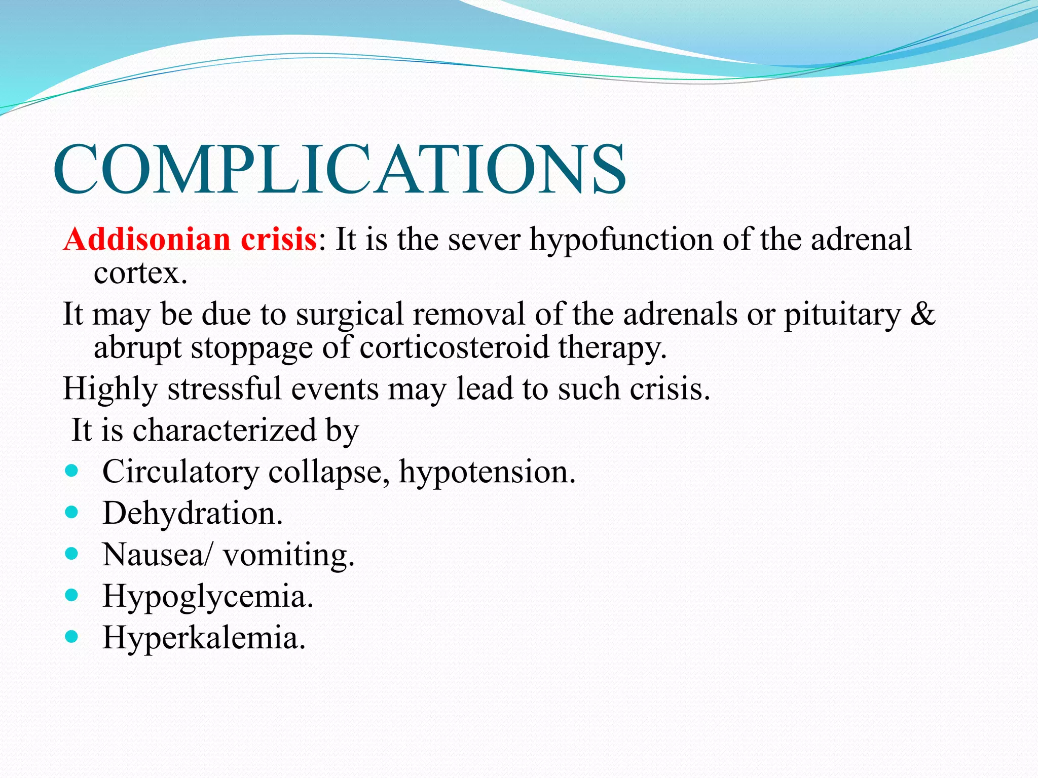 Disorders of adrenal gland | PPTX