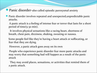Disorders of affect and emotion | PPT