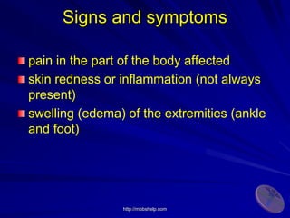 Disorders of arterial blood circulation2 | PDF