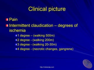 Disorders of arterial blood circulation2 | PDF