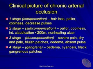 Disorders of arterial blood circulation2 | PDF | Blood Disorders ...