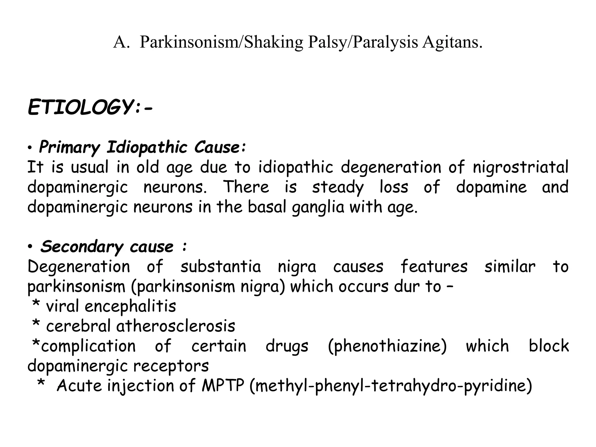 Disorders of basal ganglia | PPTX