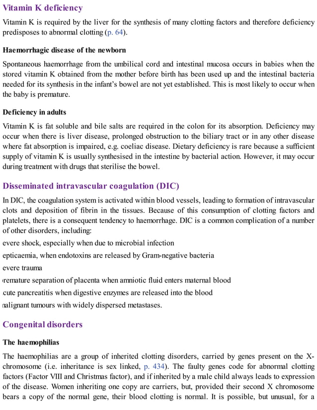 Disorders of blood.pdf | Blood Disorders | Diseases and Conditions