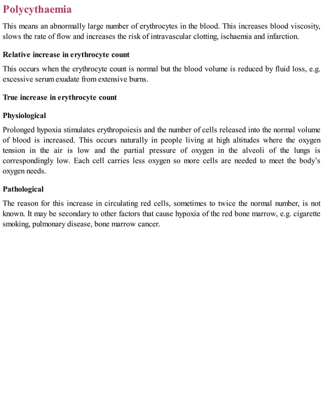 Disorders of blood.pdf | Blood Disorders | Diseases and Conditions