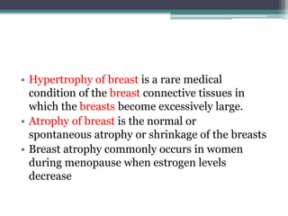 Disorders of breast | PPTX
