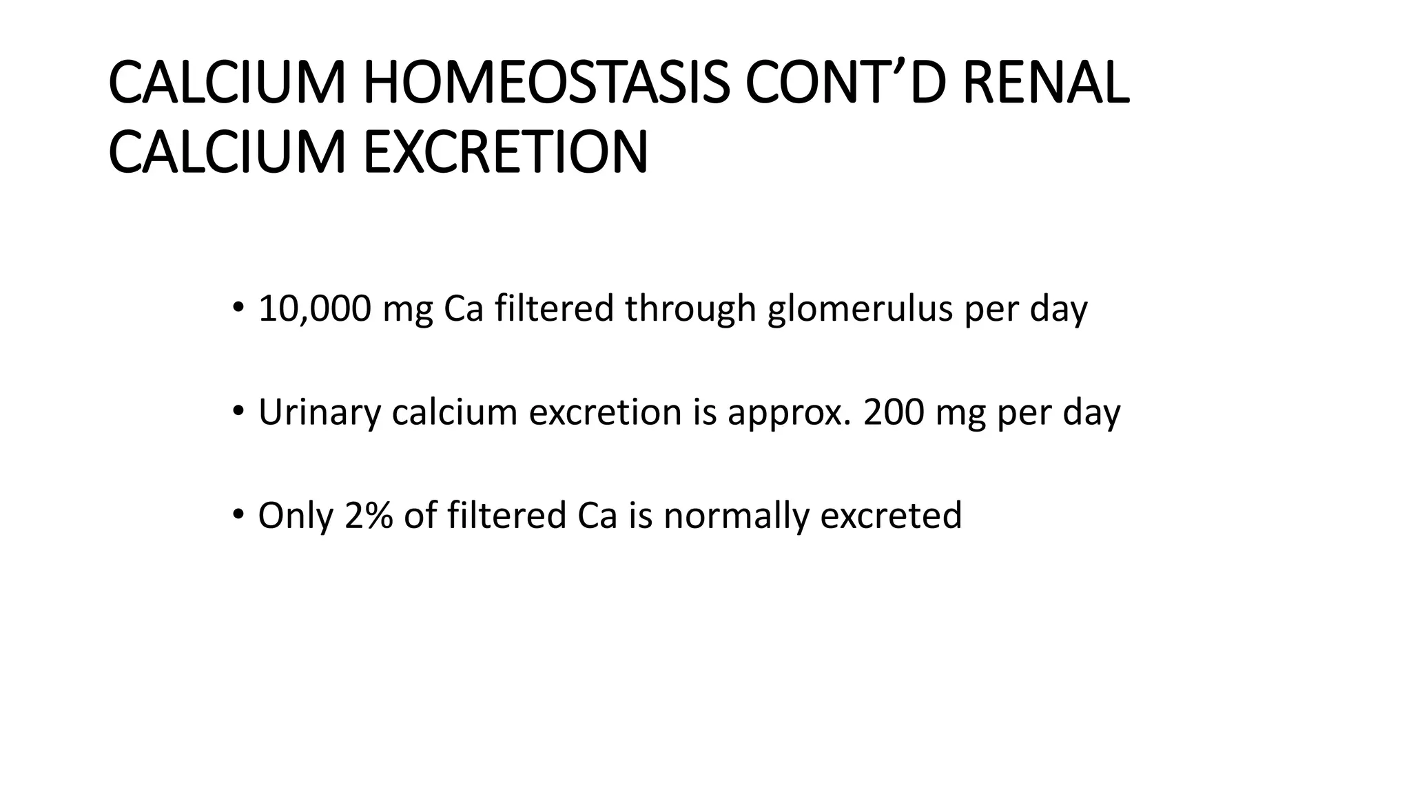 Disorders of calcium metabolism | PPTX