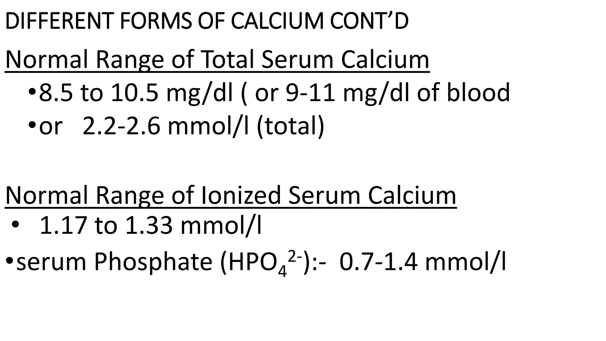 Disorders of calcium metabolism | PPTX