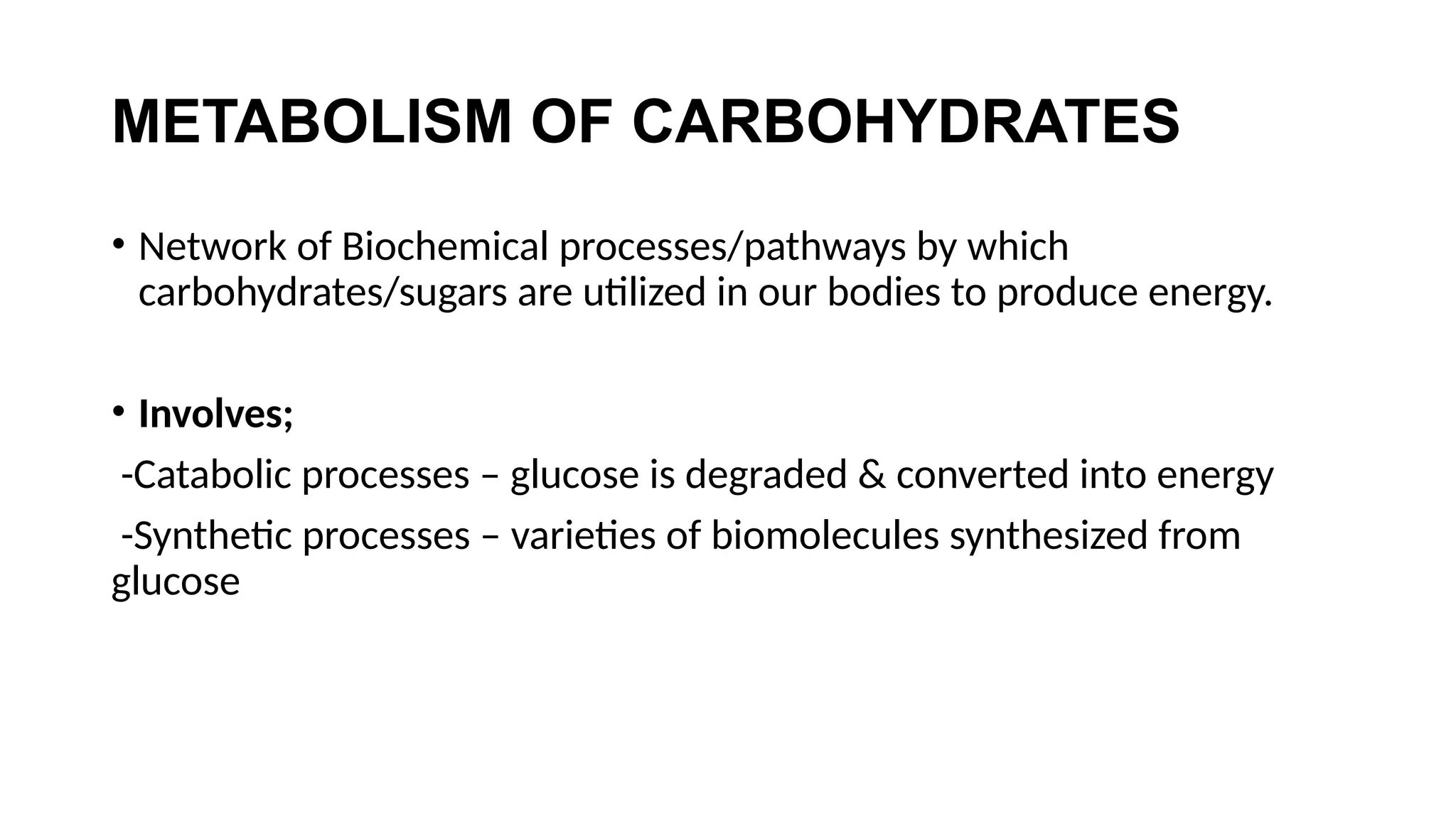DISORDERS OF CARBOHYDRATE METABOLISM_REGULATION OF BLOOD SUGAR AND ...