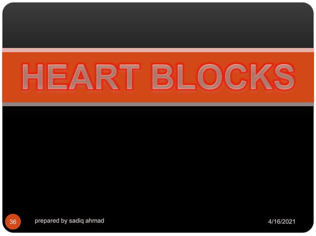 Disorders of cardiac conduction+heat blocks+pacemaker | PPT