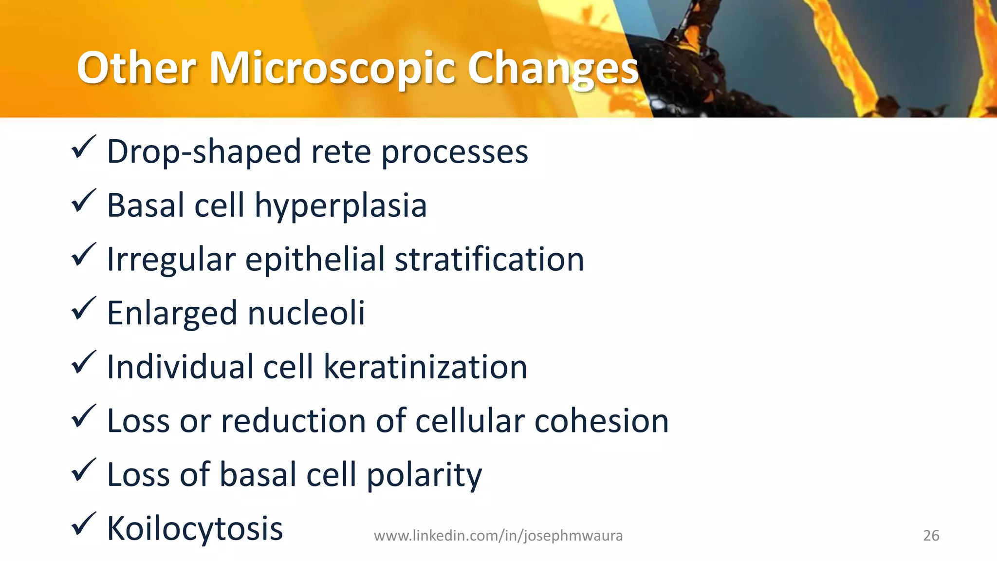 Disorders of cell growth - Dr Mwaura | PPTX