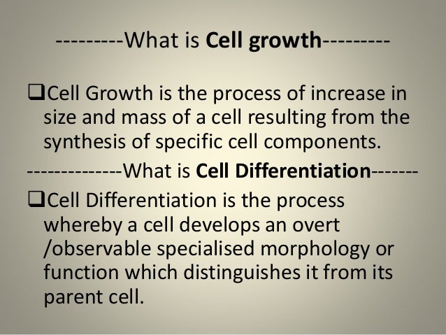 Disorders of cell growth and differentiation