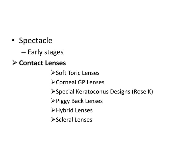 Disorders of cornea: Ectatic Disorders, Corneal Dystrophy and ...