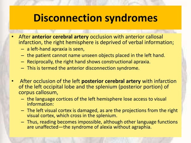 Disorders of corpus callosum | PPTX